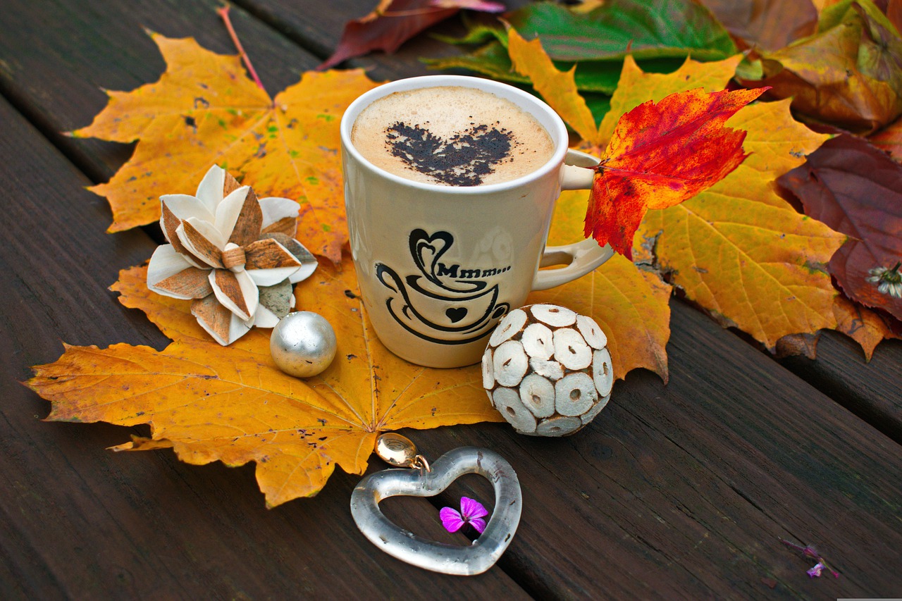 Autumn Leaves And Coffee Wallpapers - Wallpaper Cave
