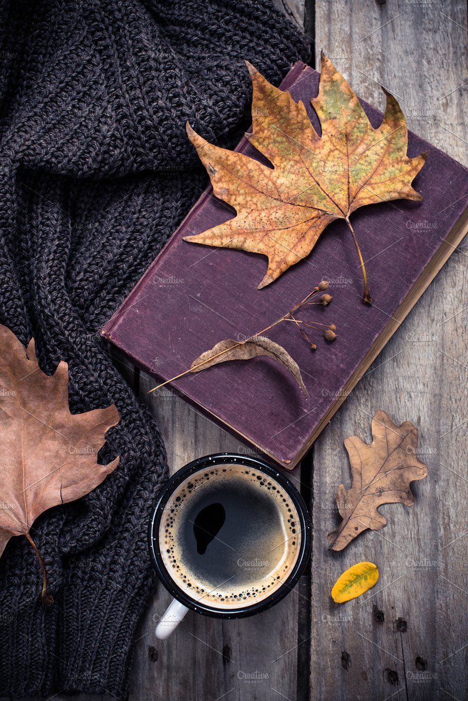 Autumn Leaves And Coffee Wallpapers - Wallpaper Cave