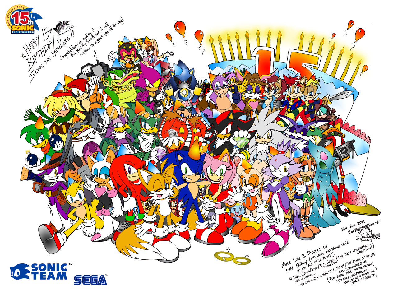 Sonic And Friends Wallpaper Sonic The Hedgehog And Friends Wallpaper