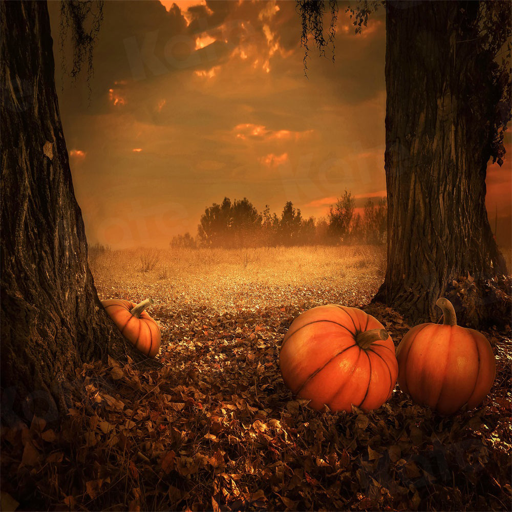 Autumn Pumpkin Leaves Forest Wallpapers - Wallpaper Cave