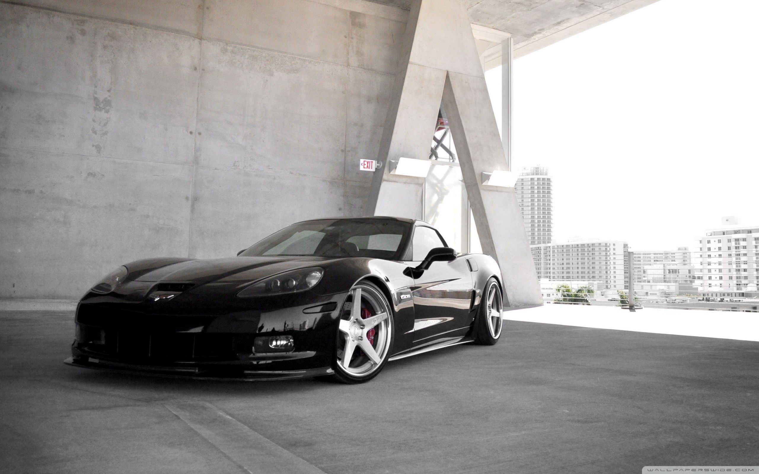 2022 Black Corvette Wallpapers - Wallpaper Cave