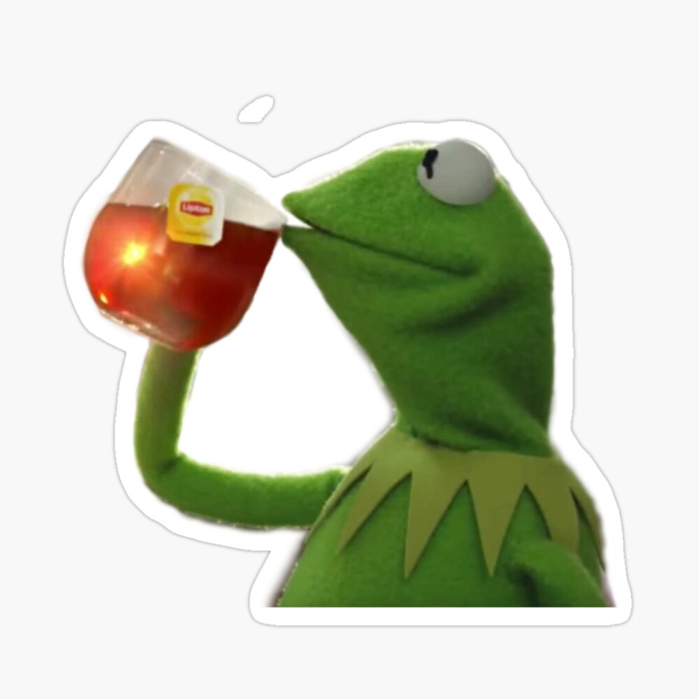 Kirmit Drinking Tea Wallpapers - Wallpaper Cave