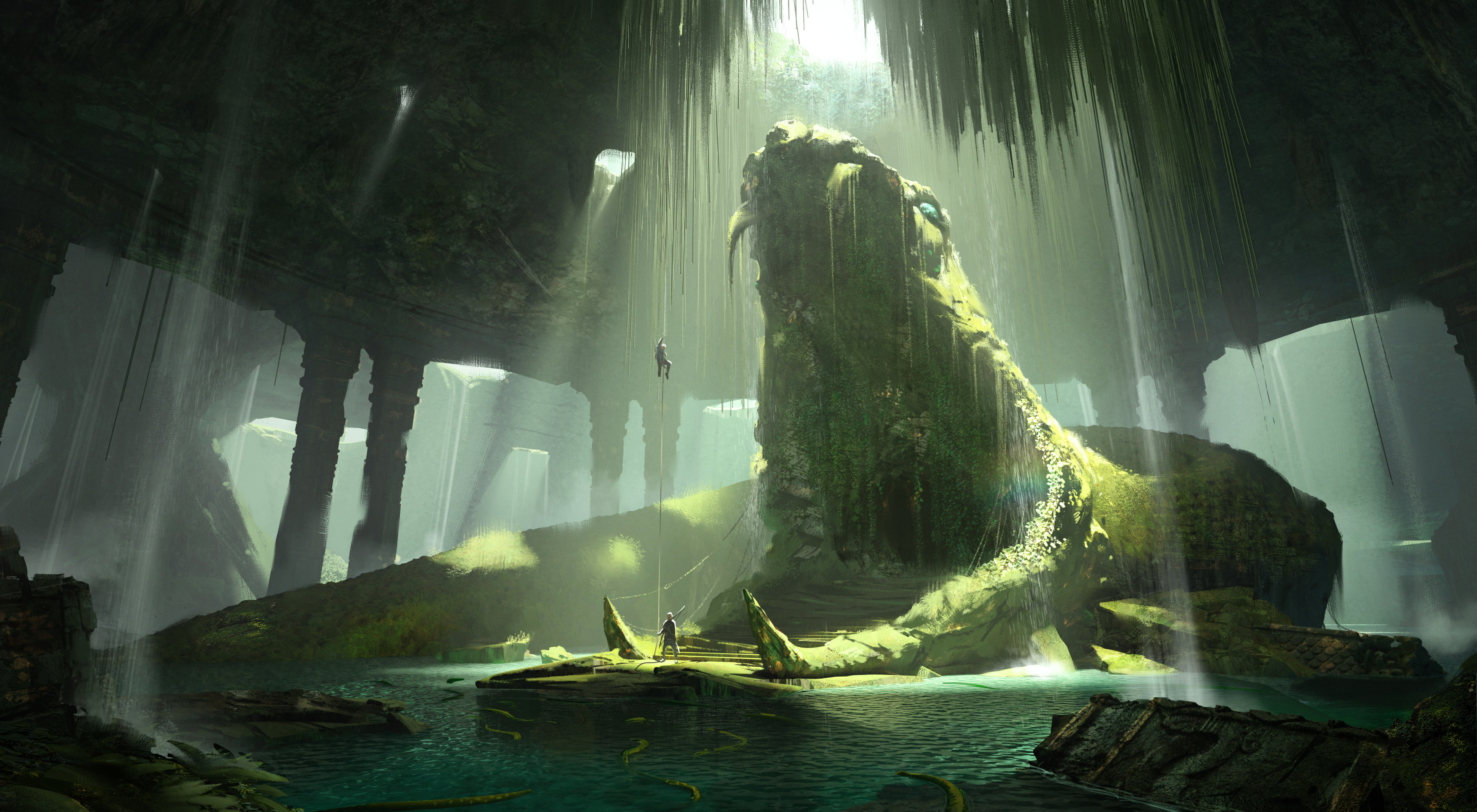 Fantasy Temple Wallpapers - Wallpaper Cave