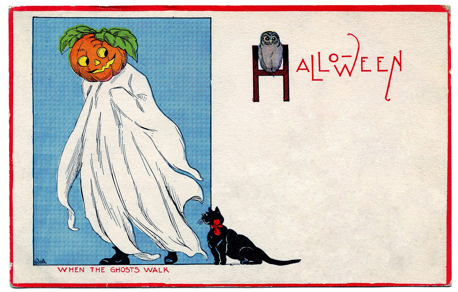 Vintage Halloween Ghosts Wallpapers - Wallpaper Cave