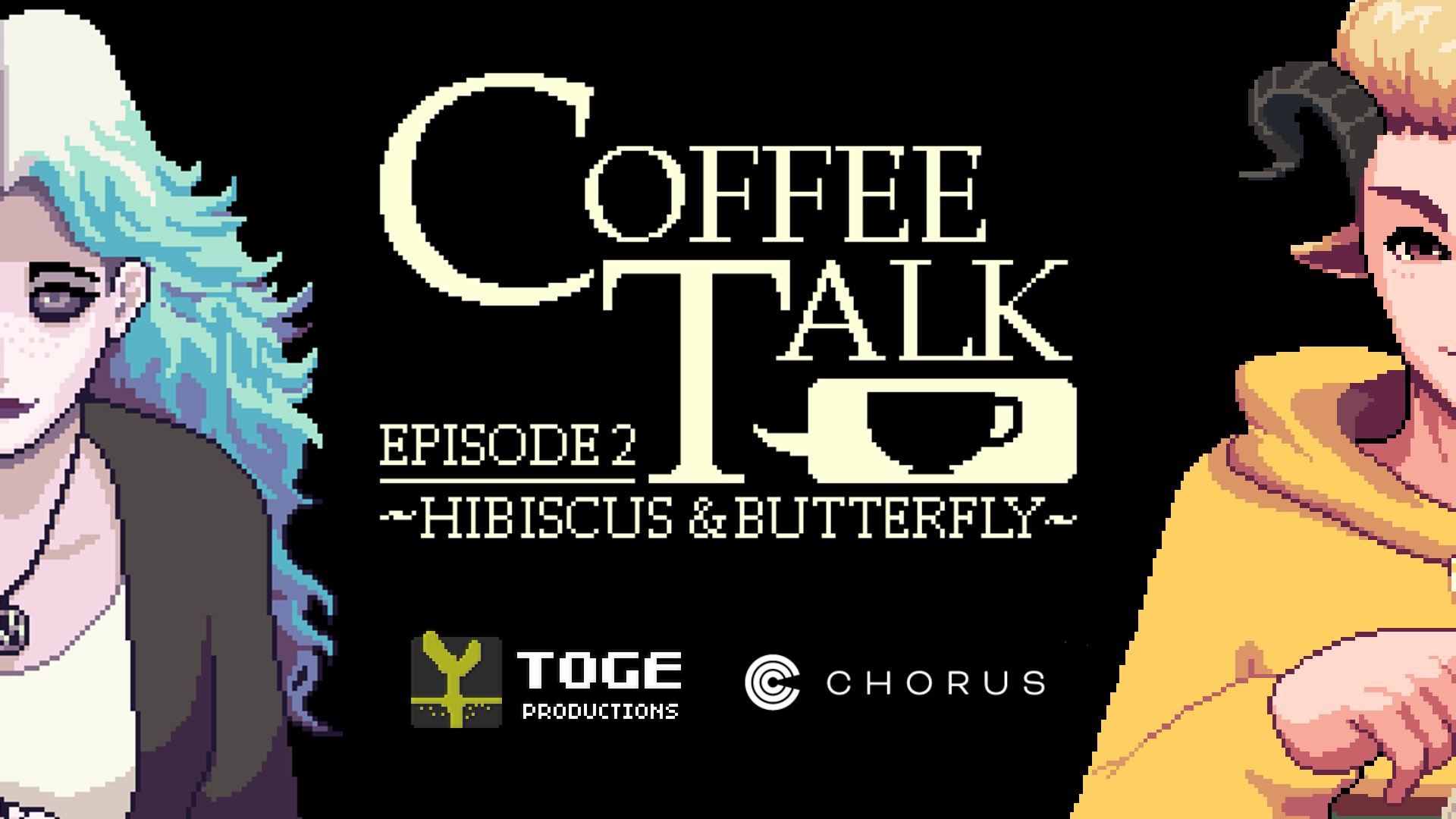 Coffee Talk Episode 2: Hibiscus And Butterfly Wallpapers - Wallpaper Cave