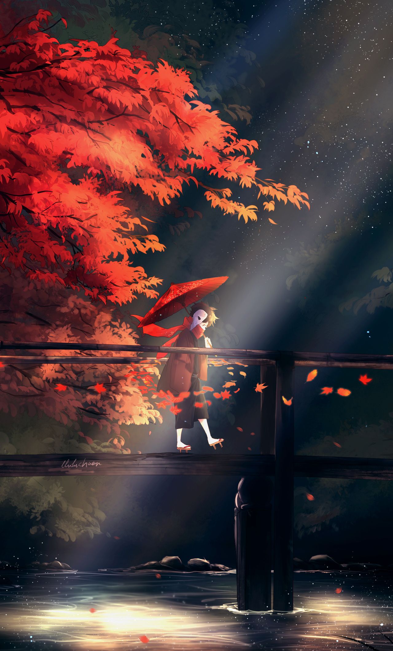 Anime Autumn Art Wallpapers - Wallpaper Cave