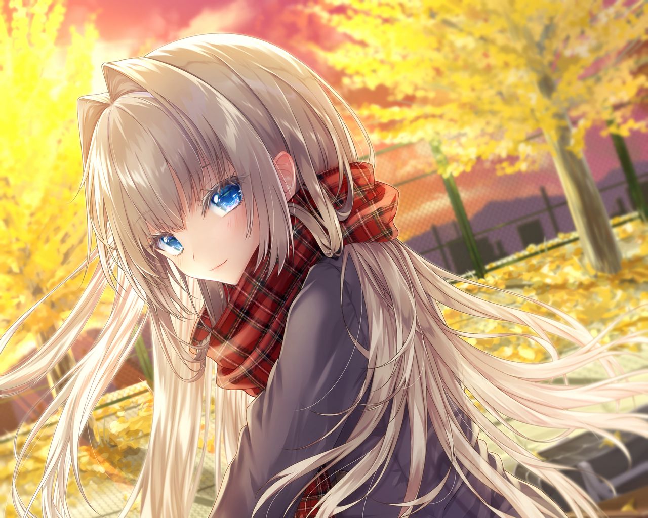 Anime Autumn Art Wallpapers - Wallpaper Cave