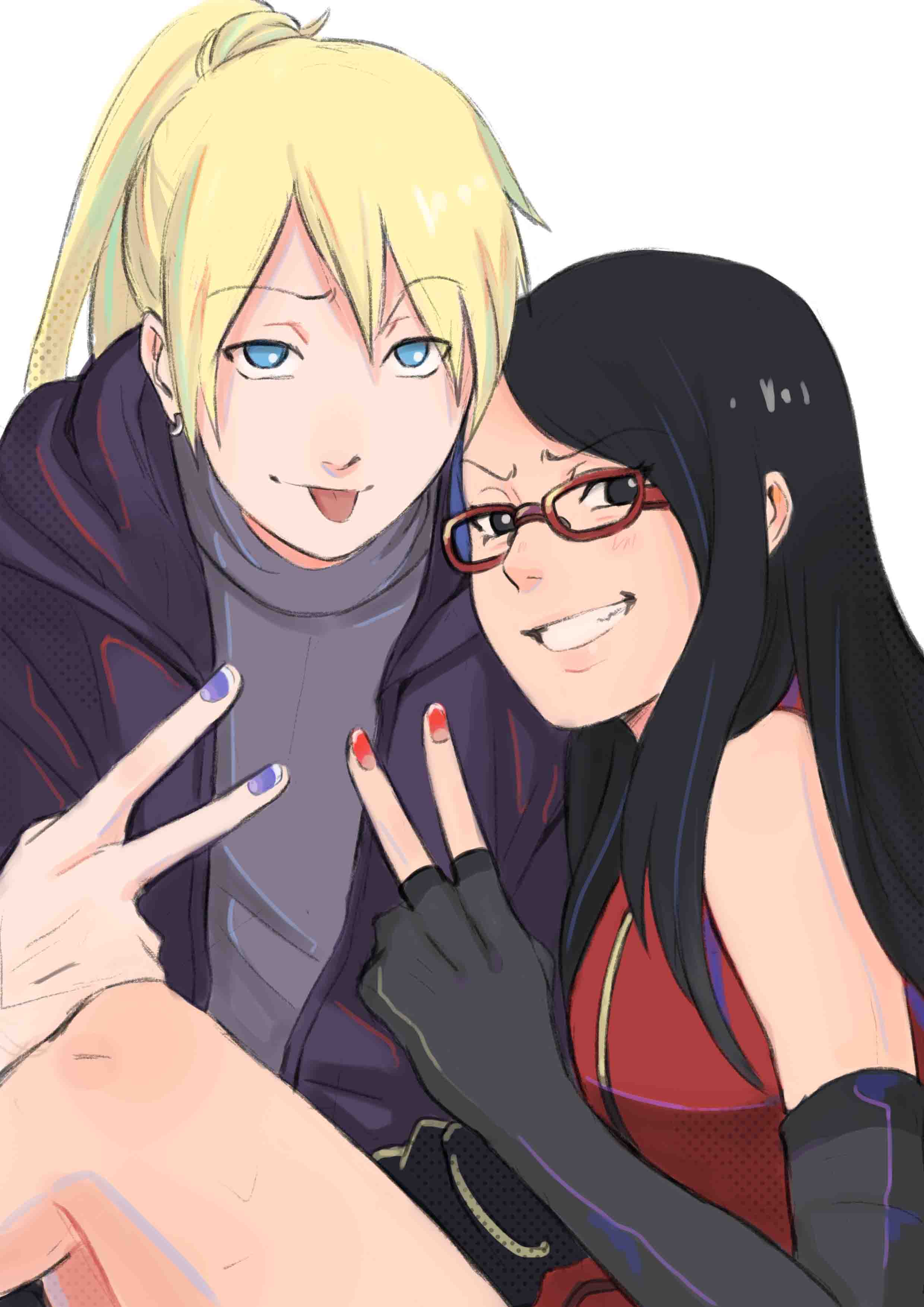 Boruto And Sarada Kissing Wallpapers - Wallpaper Cave
