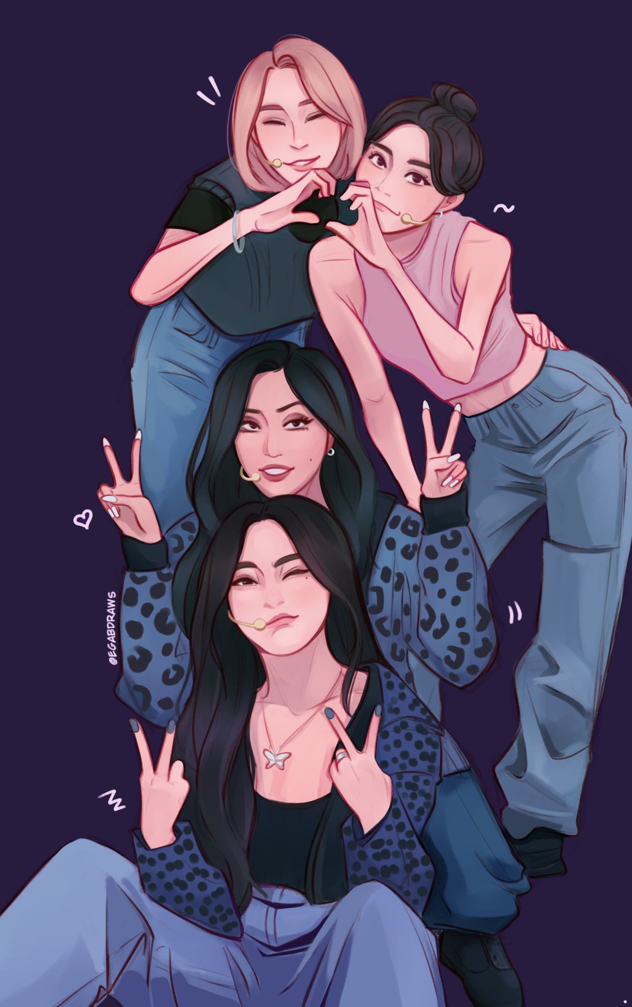 Mamamoo Dingga Drawings Wallpapers - Wallpaper Cave