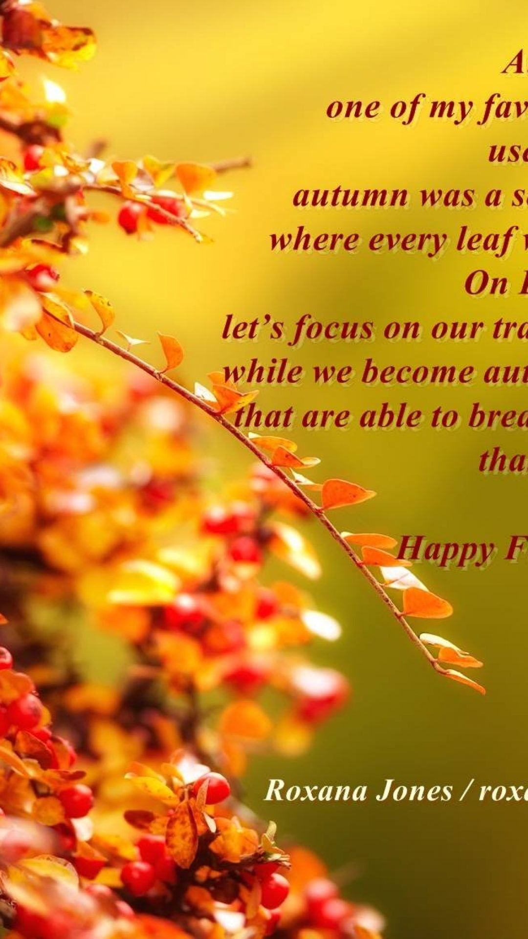 Autumn Inspirational Wallpapers - Wallpaper Cave