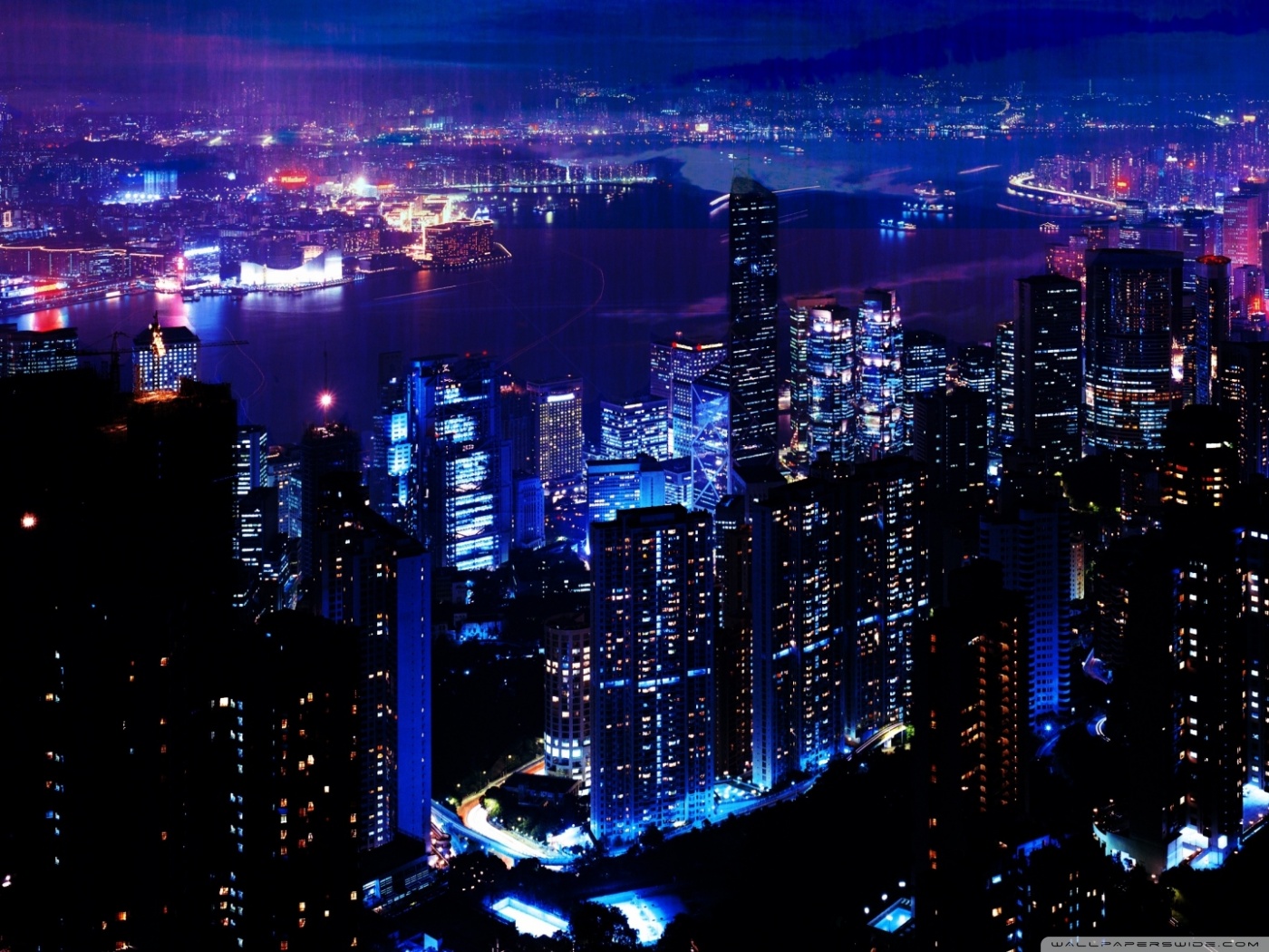 Aesthetic Blue City PC Wallpapers - Wallpaper Cave
