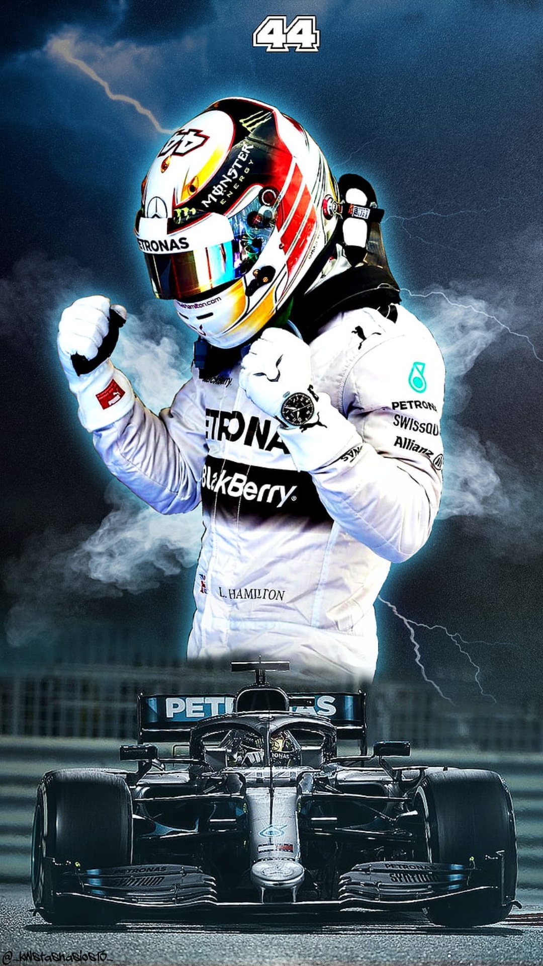 Lewis Hamilton Mercedes iPhone Wallpapers - Wallpaper Cave