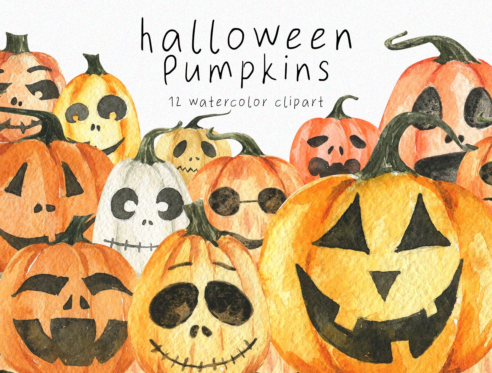 Halloween Watercolors Wallpapers - Wallpaper Cave