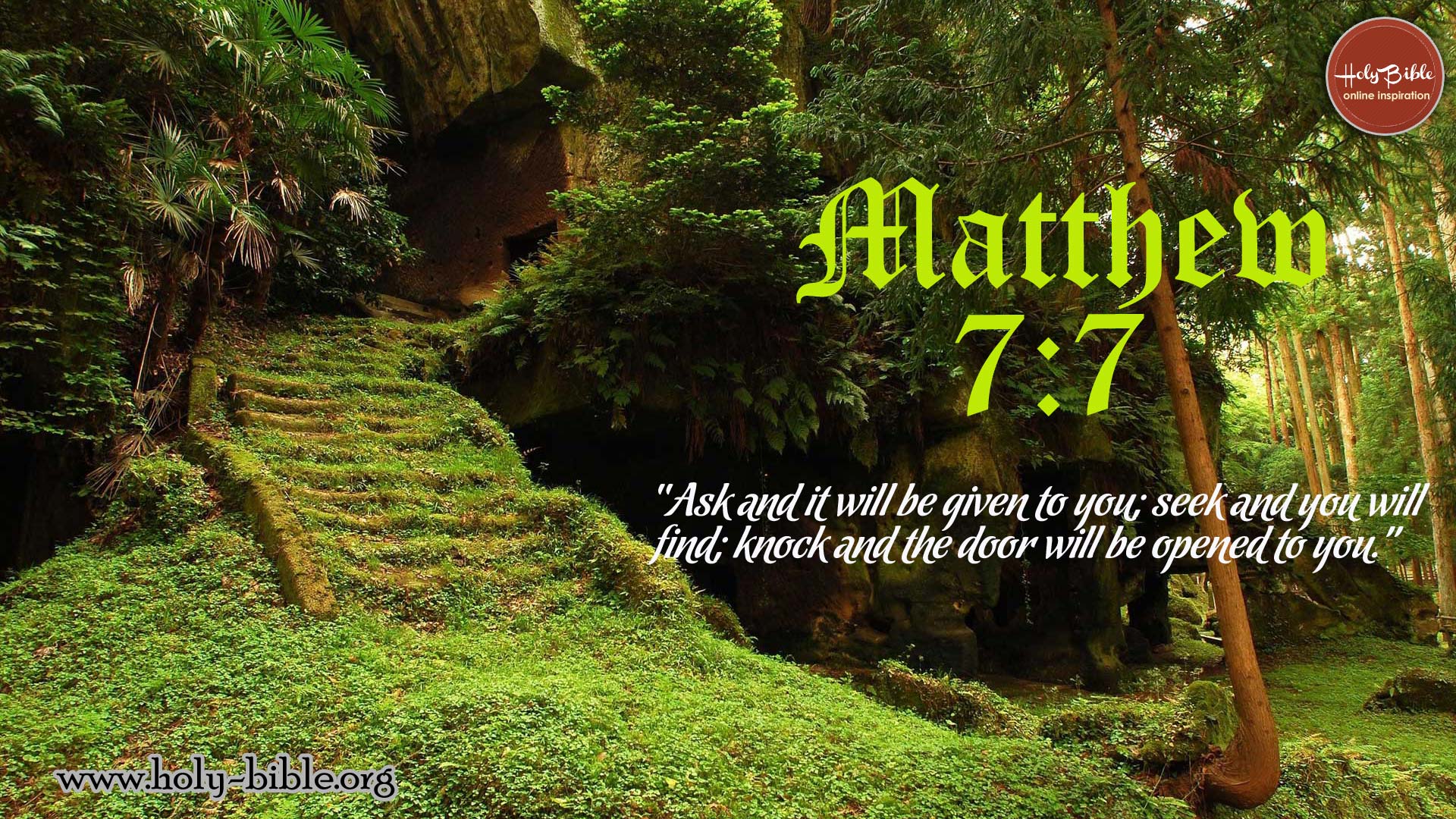 Matthew 7: 7 Wallpapers - Wallpaper Cave