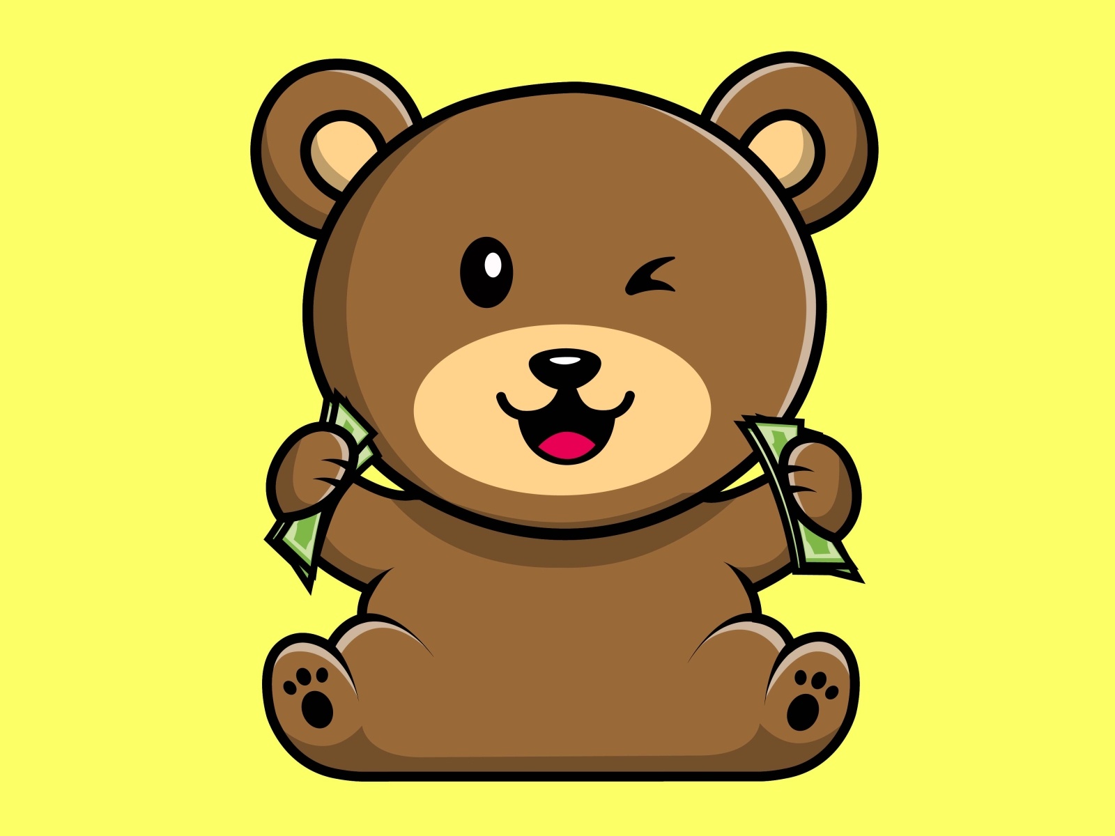 Money Bear Wallpapers - Wallpaper Cave