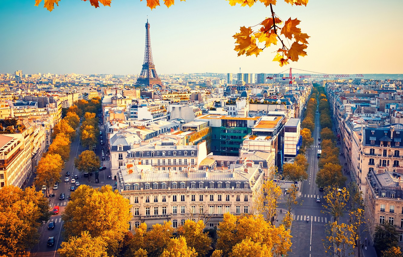 Paris Autumn Street Wallpapers - Wallpaper Cave