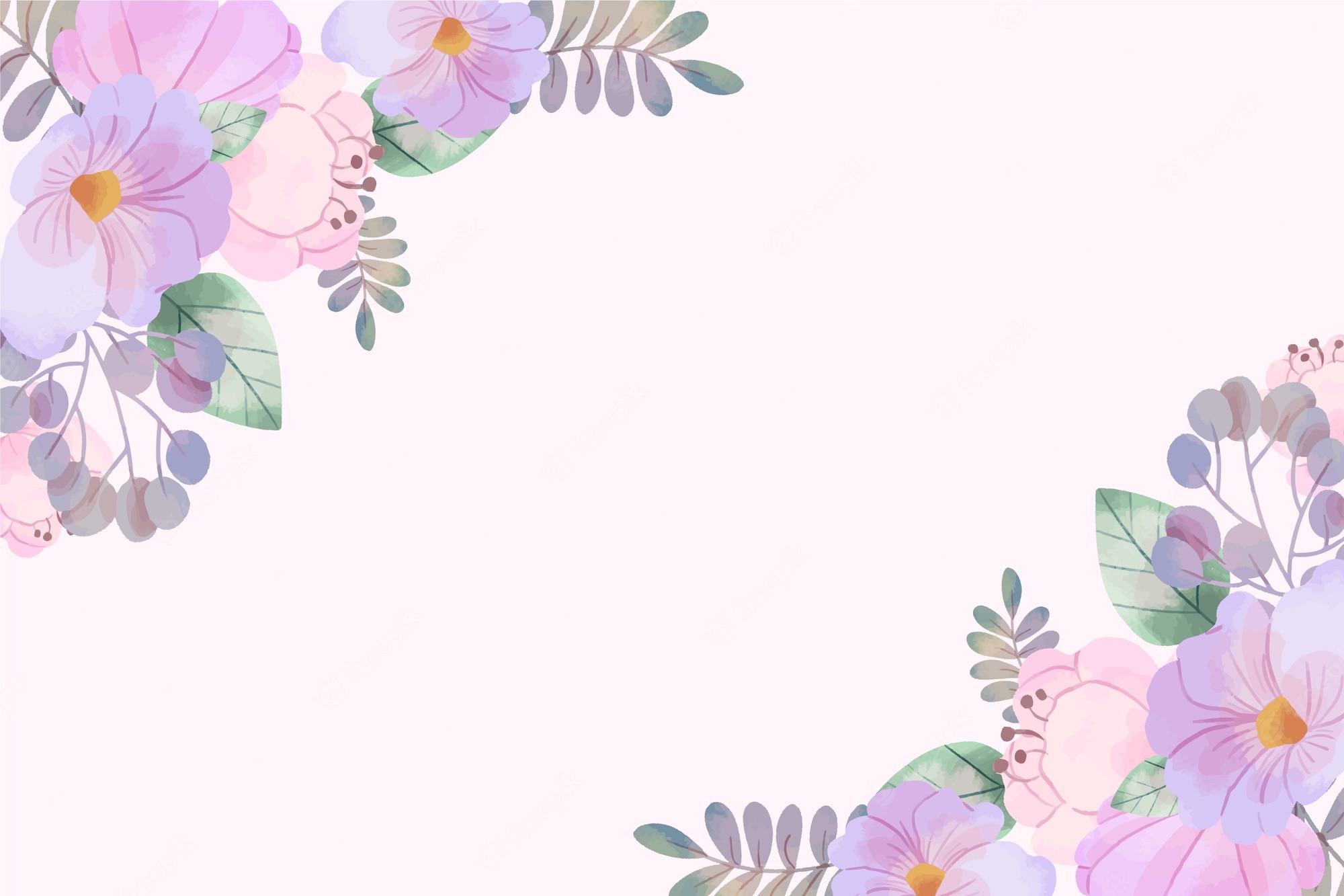 Watercolour Flower Wallpapers - Wallpaper Cave