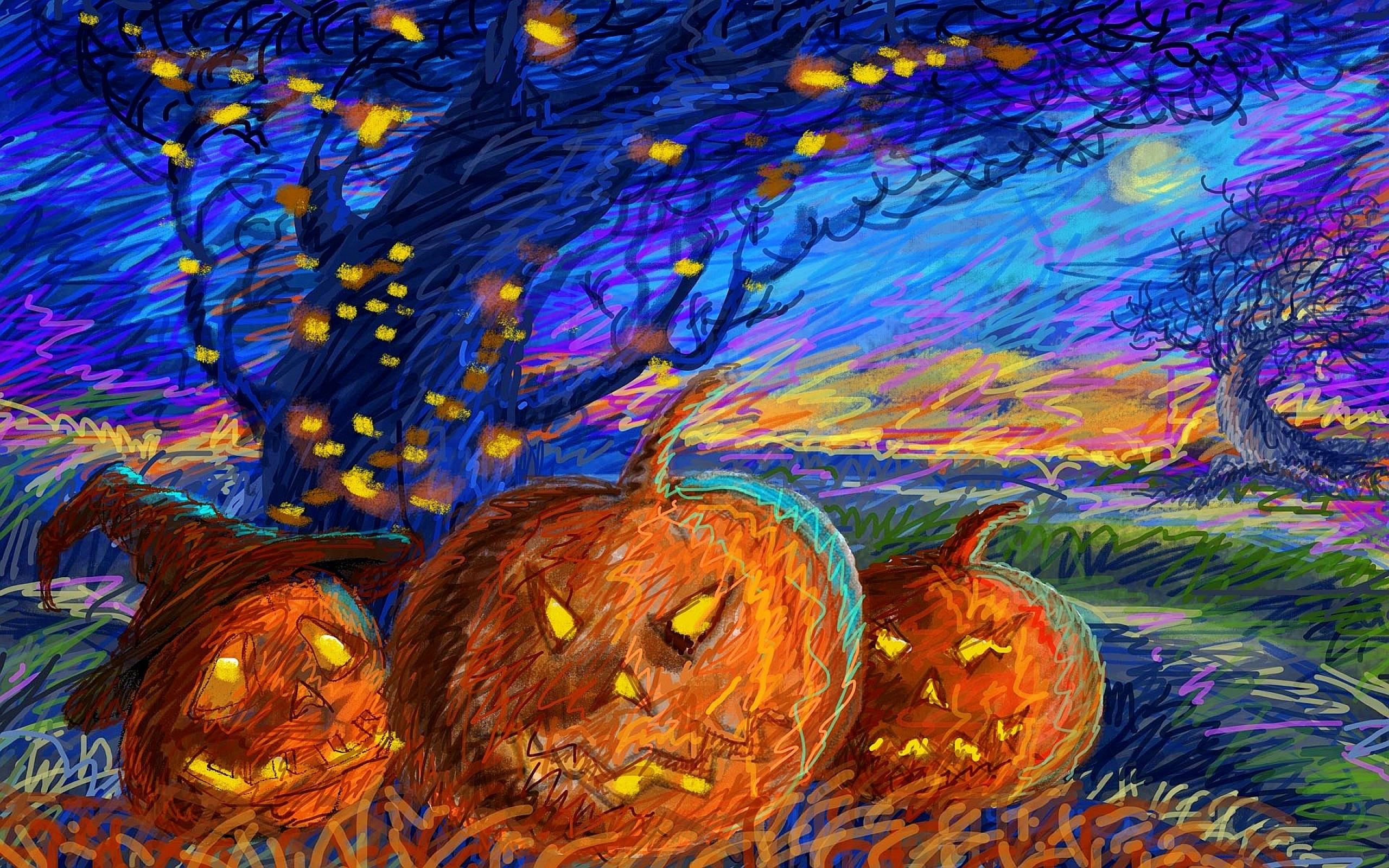 Halloween Abstract Wallpapers - Wallpaper Cave