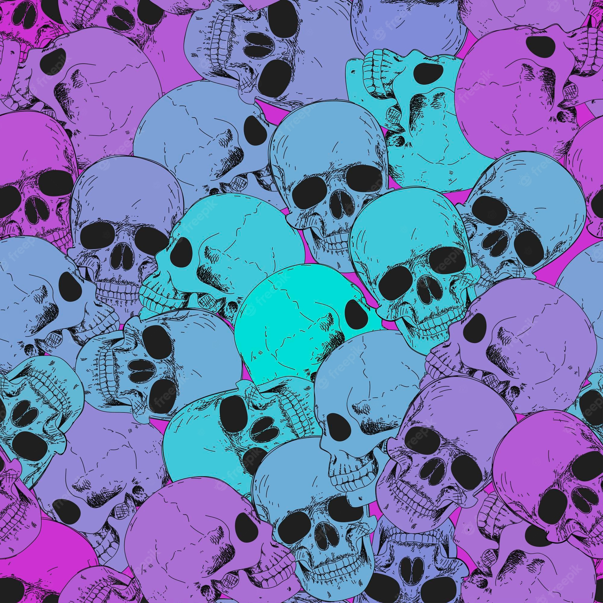 Skulls Halloween Wallpapers - Wallpaper Cave