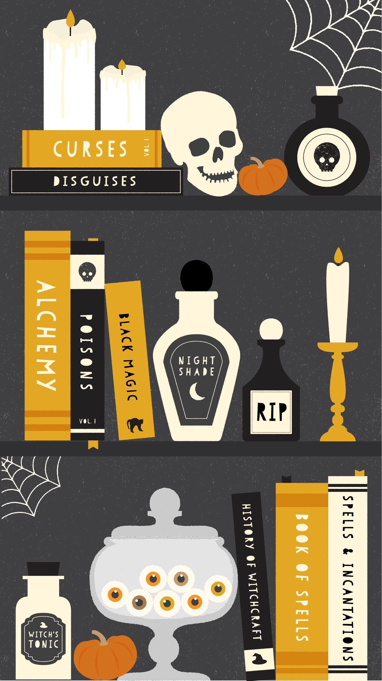 Cute Skulls Halloween Wallpapers - Wallpaper Cave