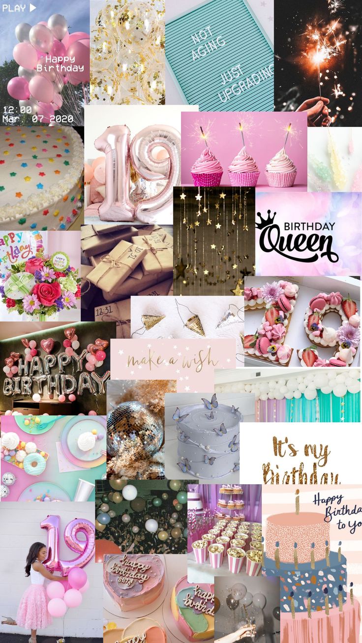 Birthday Collages Wallpapers - Wallpaper Cave
