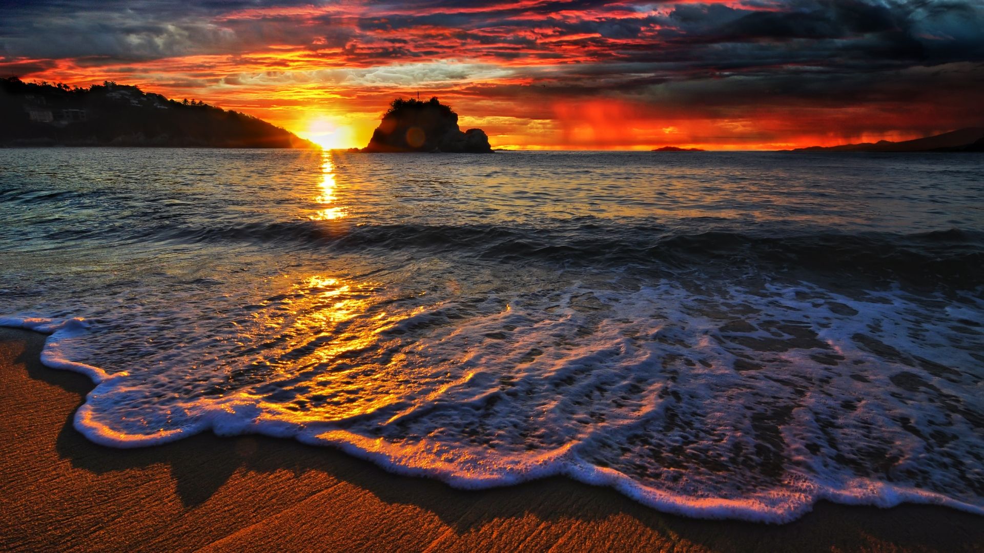 Sunset Scene Wallpapers - Wallpaper Cave