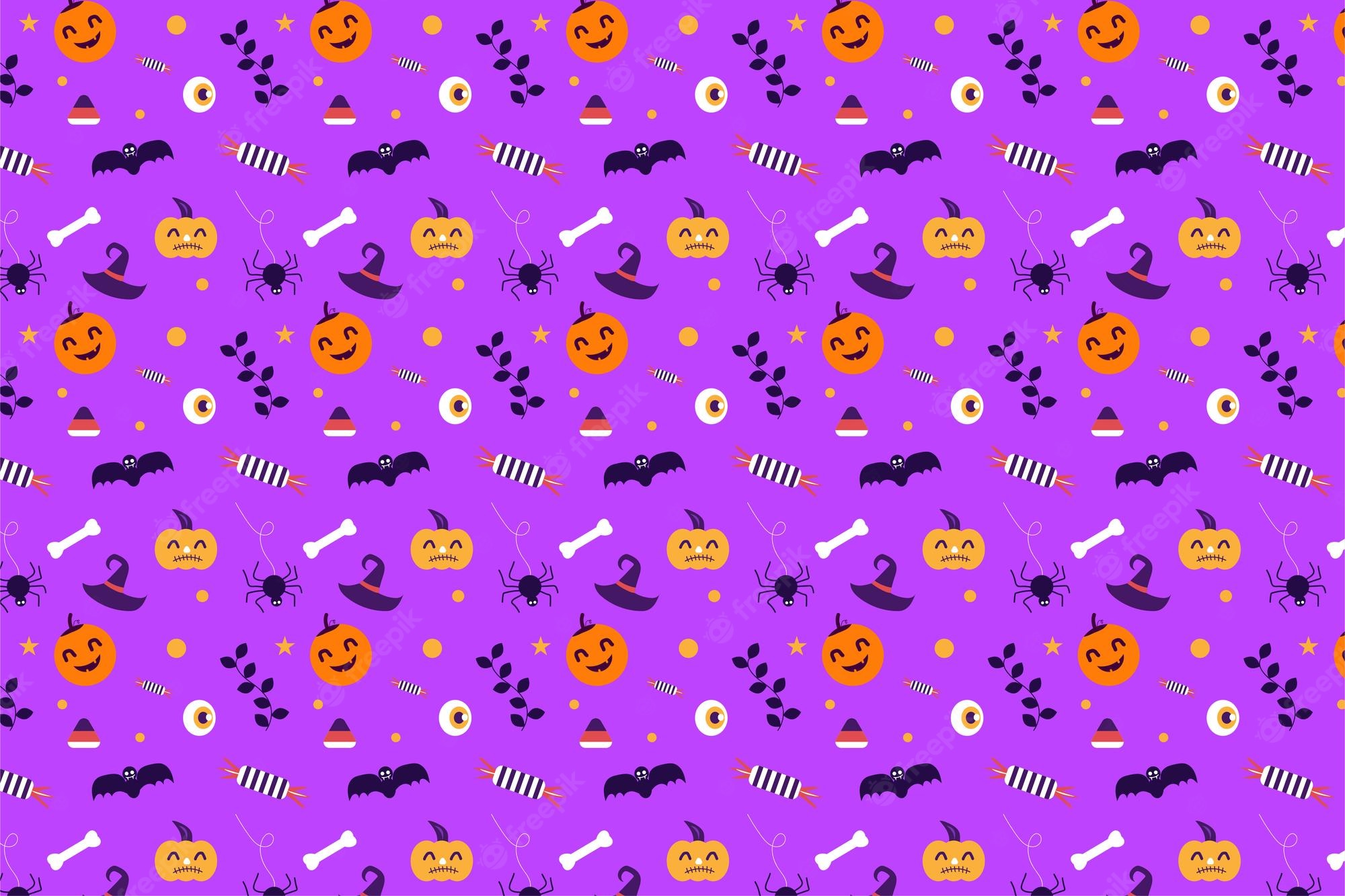 Orange And Purple Halloween Wallpapers - Wallpaper Cave