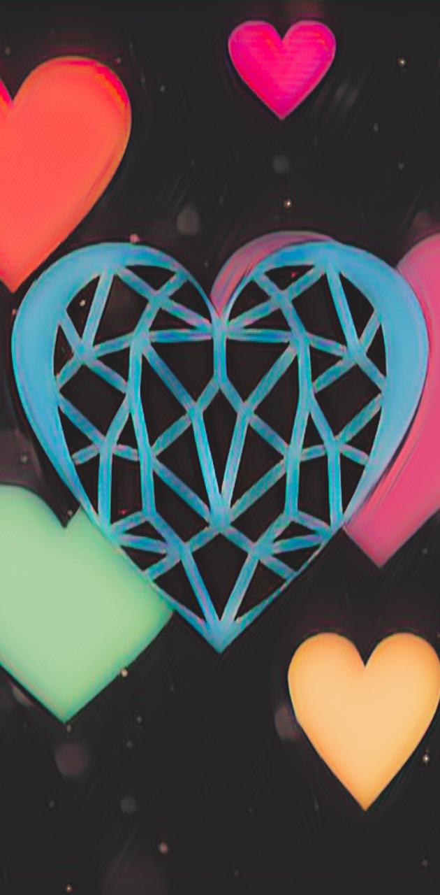 Pastel Color Hearts Wallpapers - Wallpaper Cave