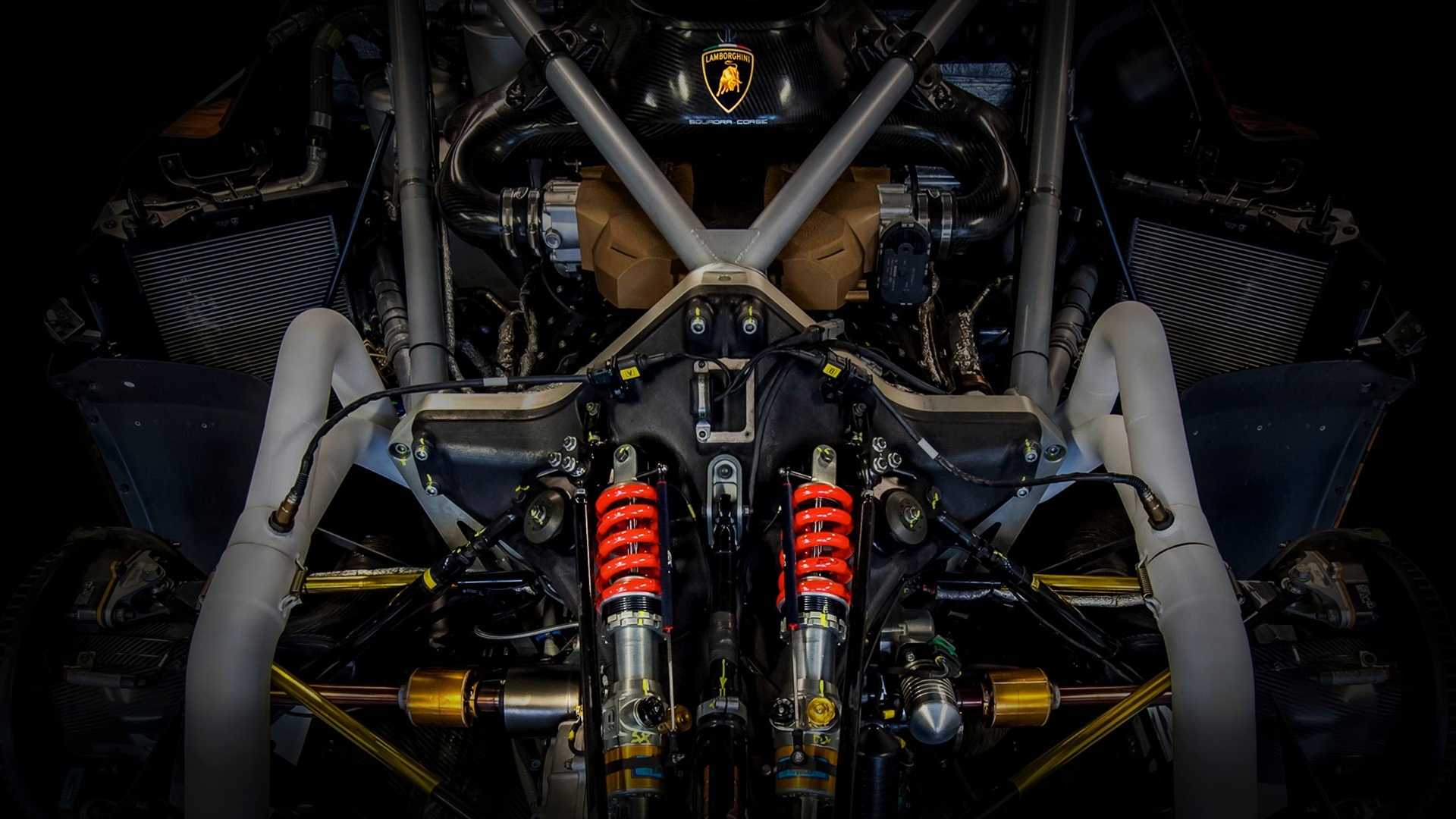 Lamborghini Engine Wallpaper