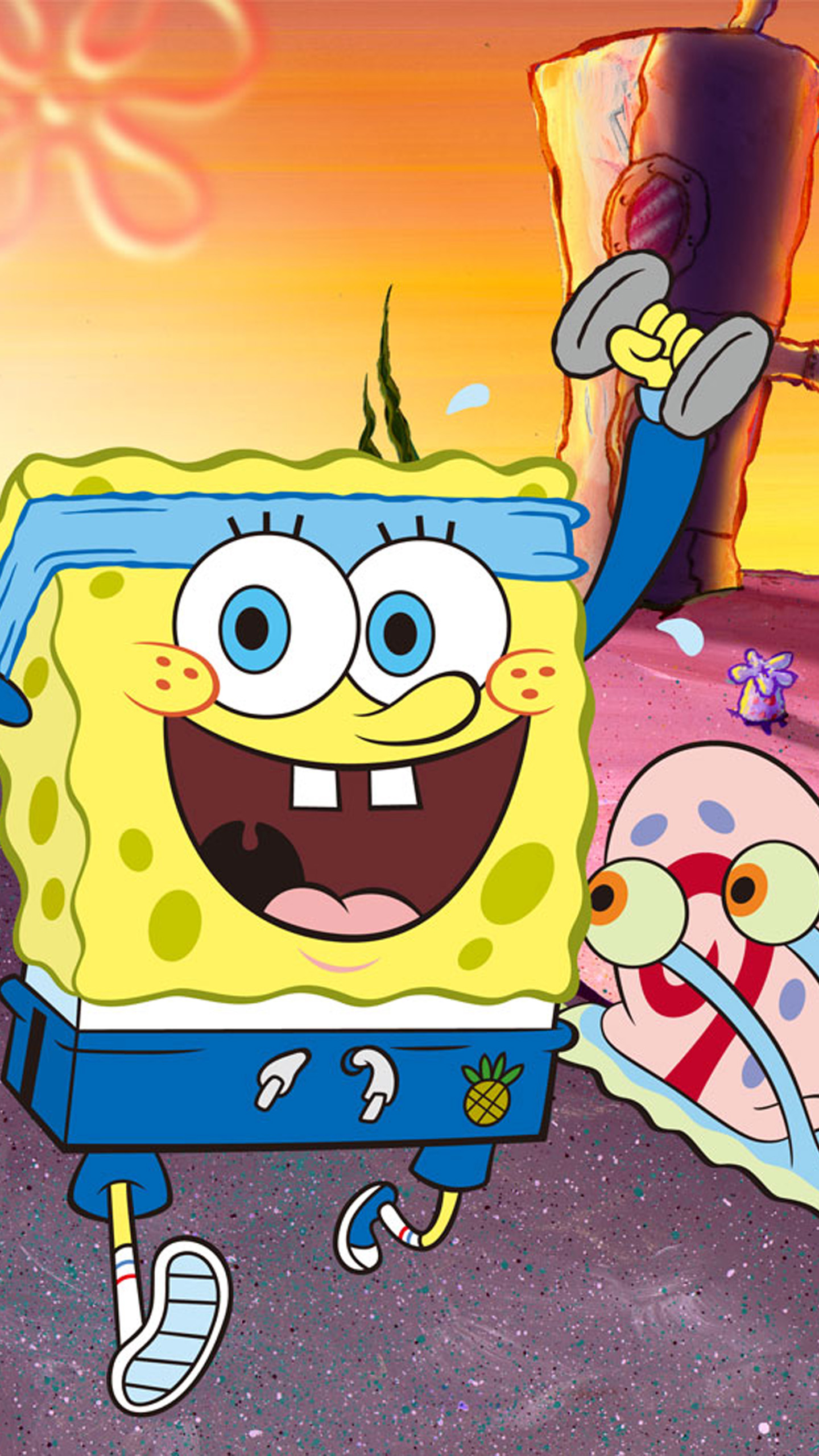 Spongebob And Gary Wallpapers - Wallpaper Cave