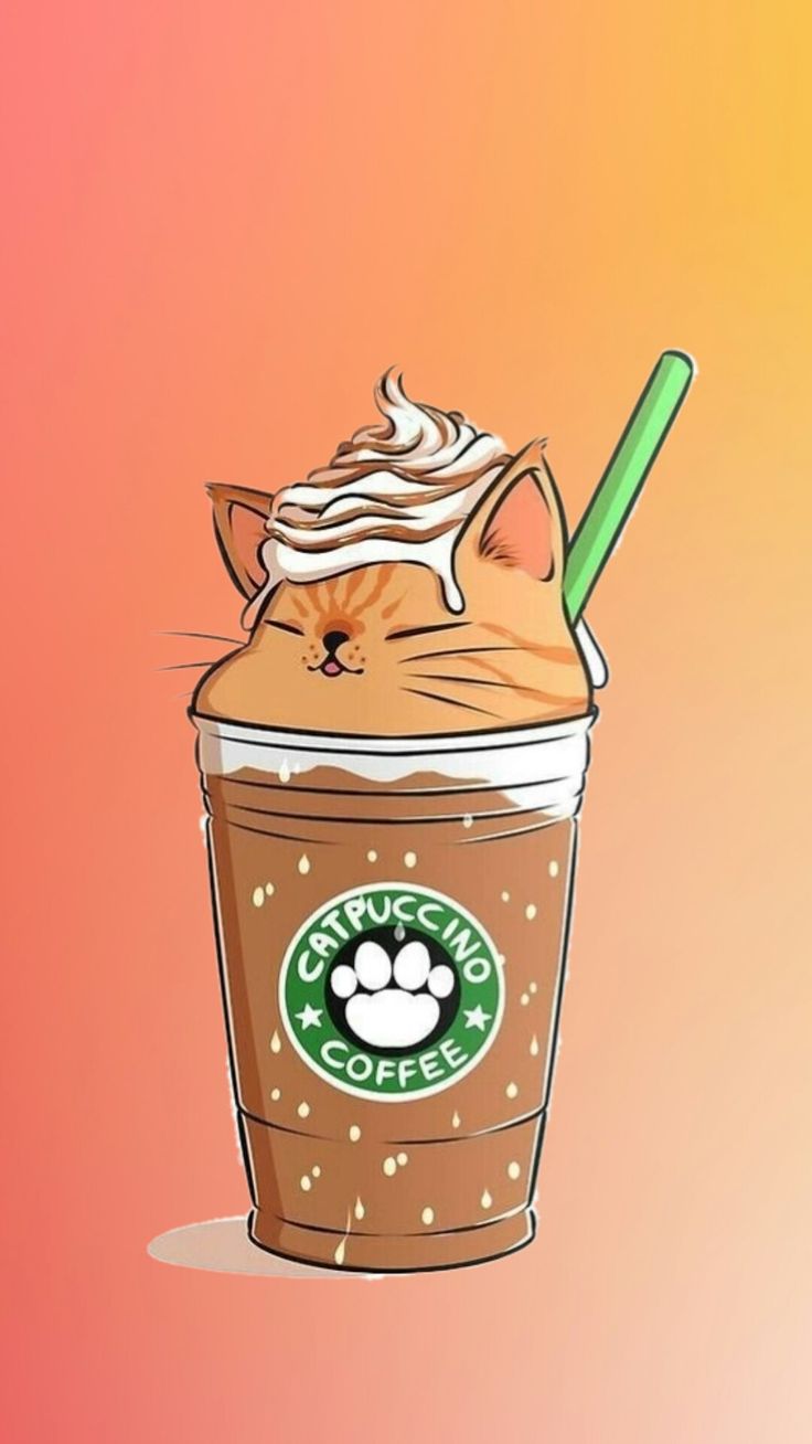 Cat Coffee Wallpapers - Wallpaper Cave