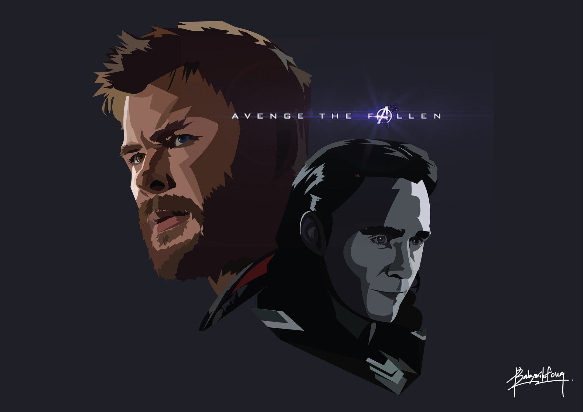 Thor Vector Wallpapers - Wallpaper Cave