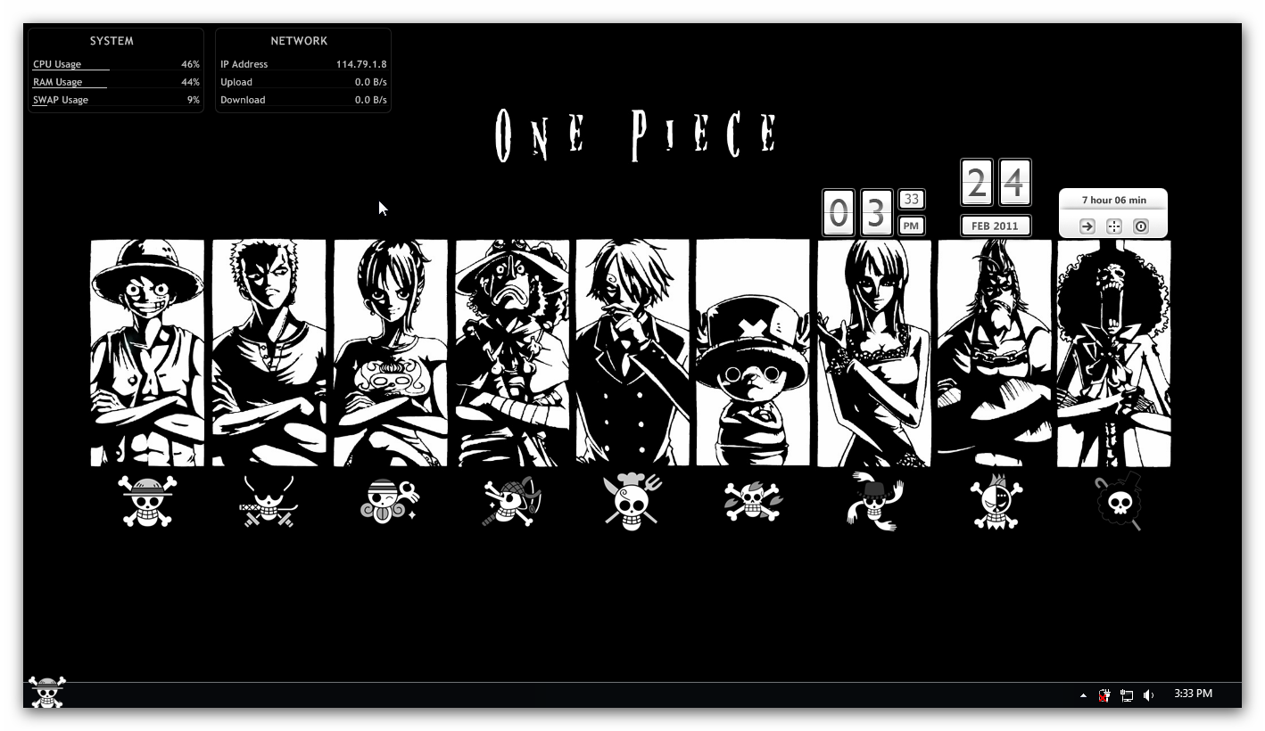 One Piece PC Dark Wallpapers - Wallpaper Cave