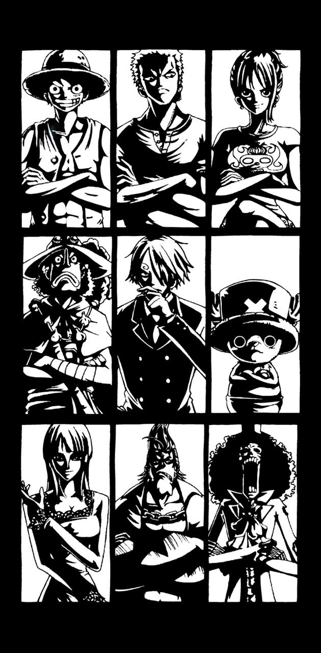 Black And White One Piece Wallpapers - Wallpaper Cave
