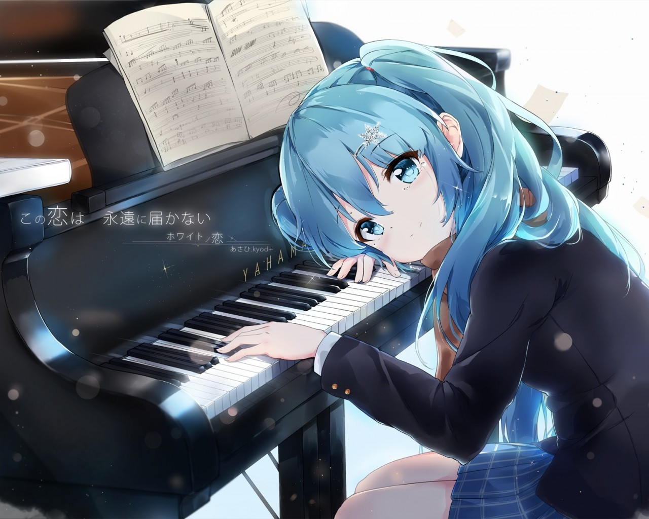 Anime Piano Women Wallpapers - Wallpaper Cave