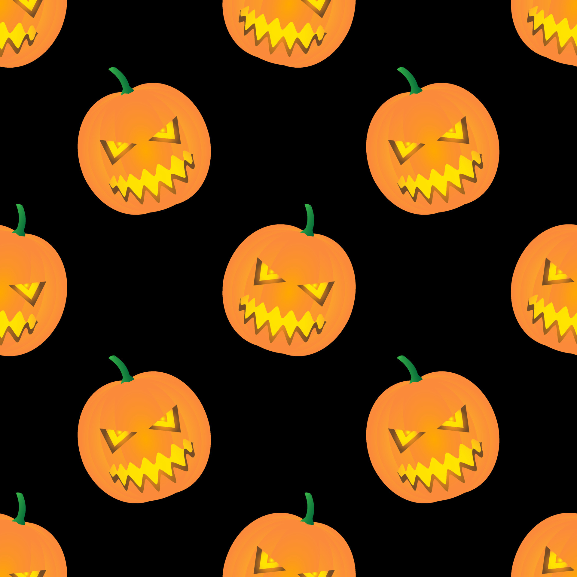 Halloween Pumpkin Pattern Wallpapers - Wallpaper Cave