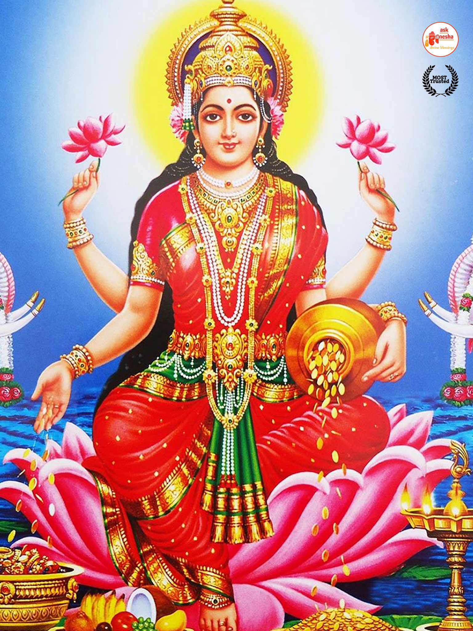 Goddess Mahalakshmi Wallpapers - Wallpaper Cave