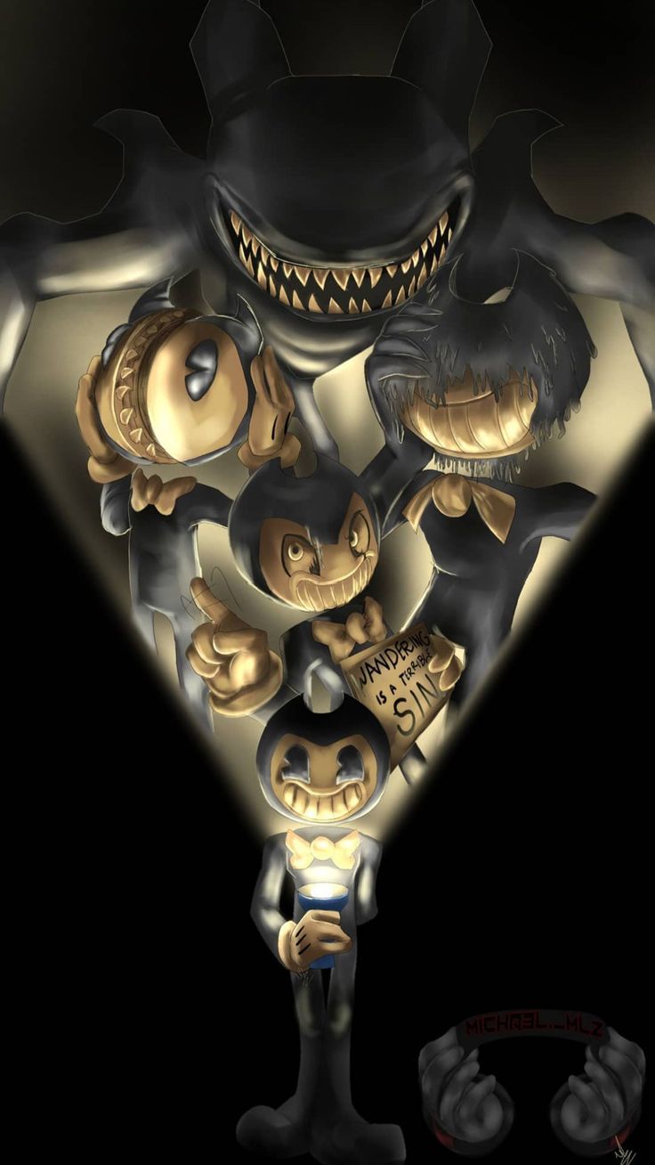Bendy Scary Phone Wallpapers - Wallpaper Cave