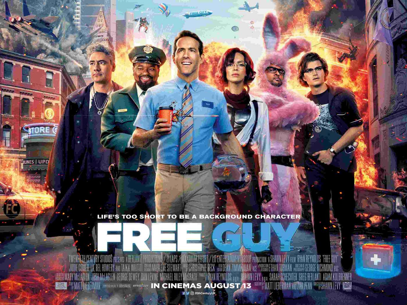 Free Guy Movie Desktop Wallpapers - Wallpaper Cave