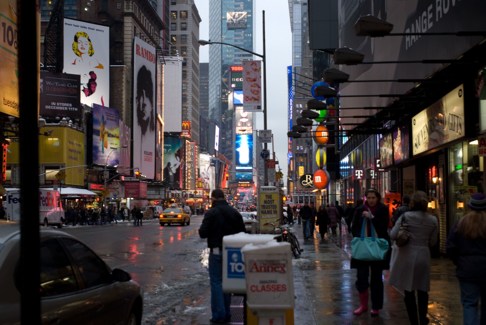New York Times Square Winter Wallpapers - Wallpaper Cave