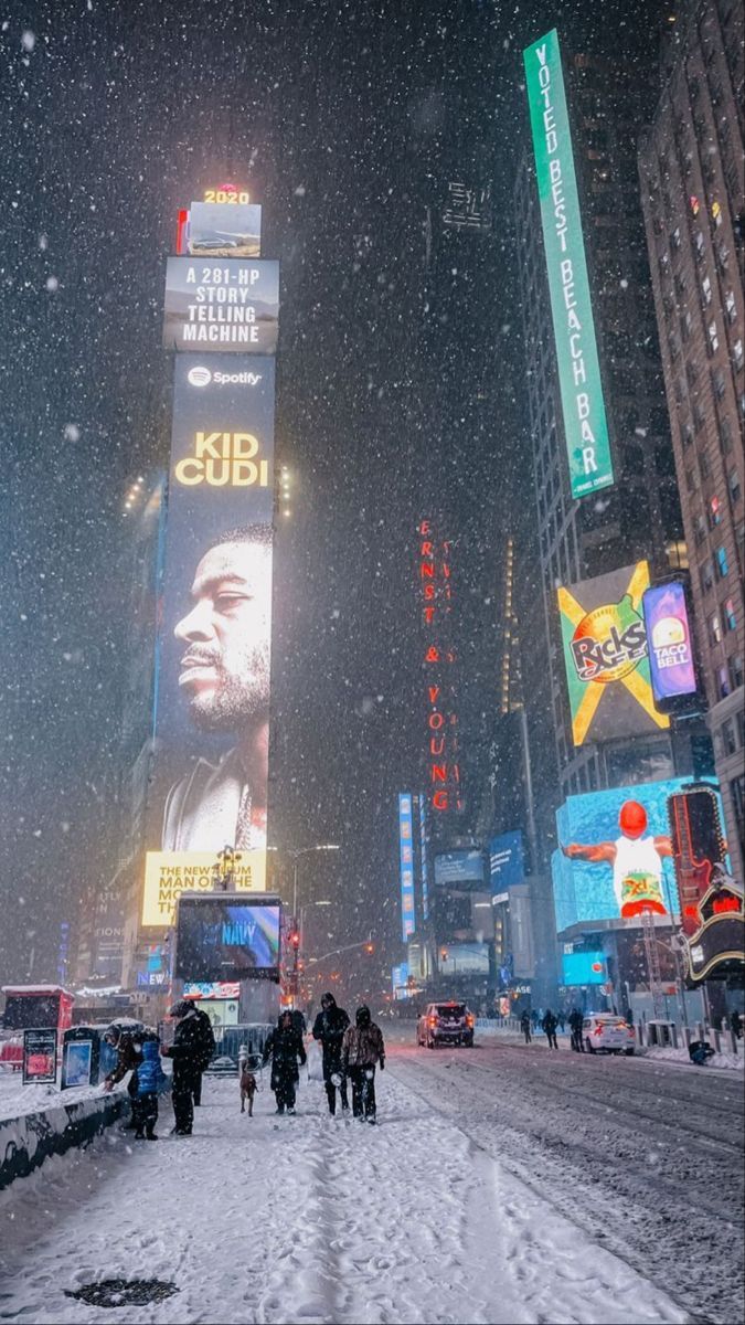 New York Times Square Winter Wallpapers - Wallpaper Cave