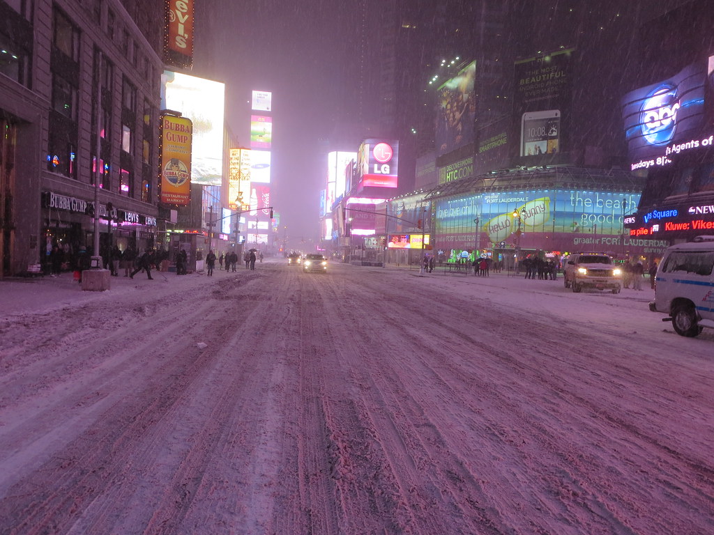 New York Times Square Winter Wallpapers - Wallpaper Cave