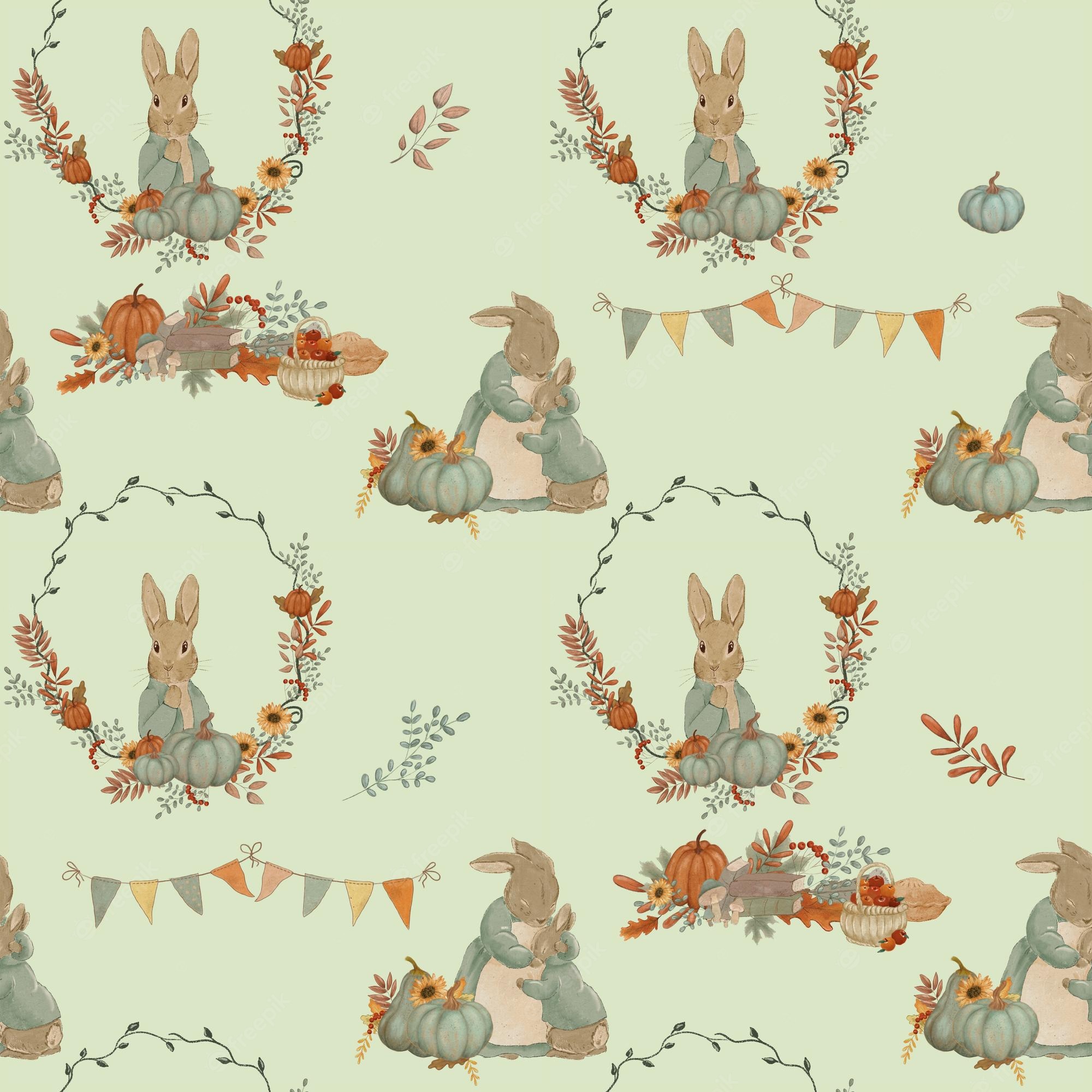 Rabbit Thanksgiving Wallpapers - Wallpaper Cave