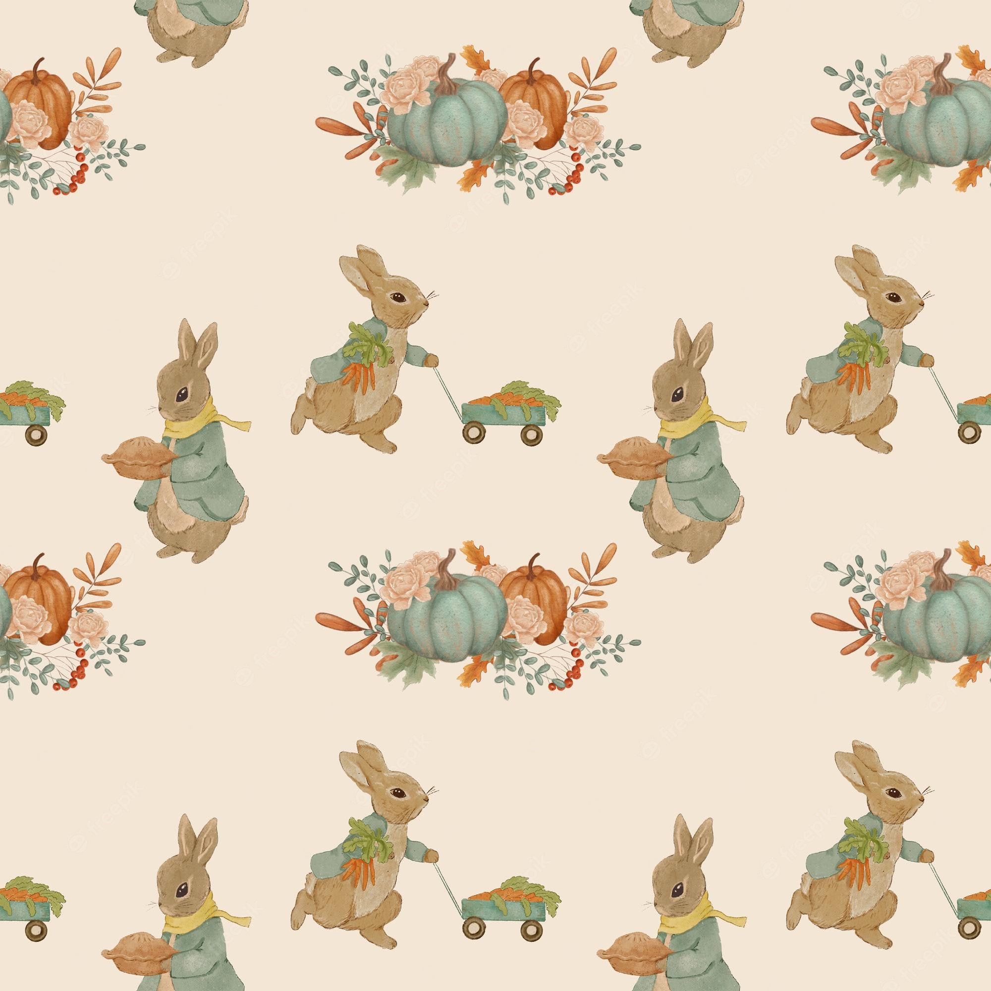 Rabbit Thanksgiving Wallpapers - Wallpaper Cave