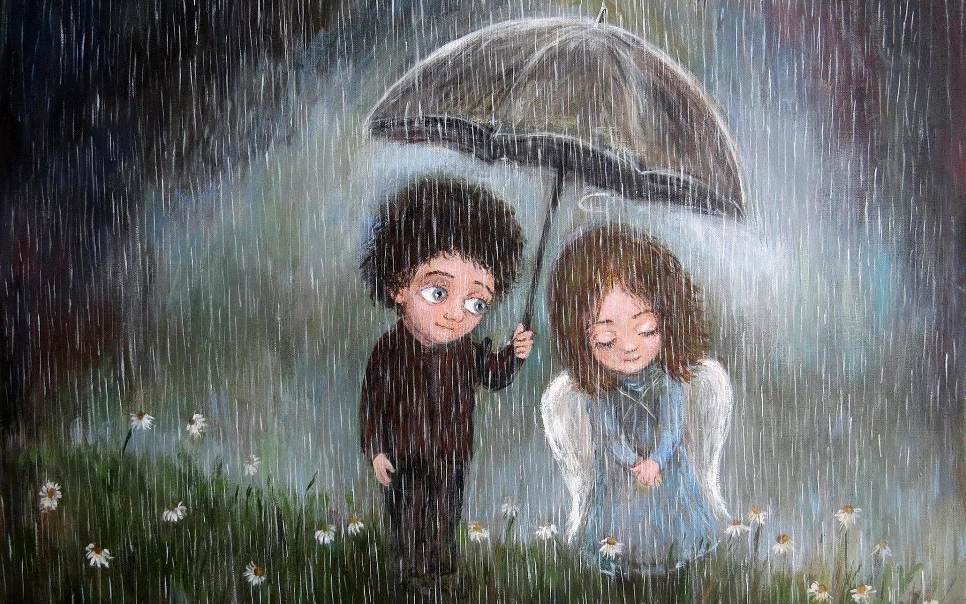 Friends In Rain Wallpapers - Wallpaper Cave