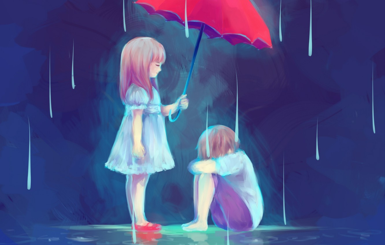 Friends In Rain Wallpapers - Wallpaper Cave