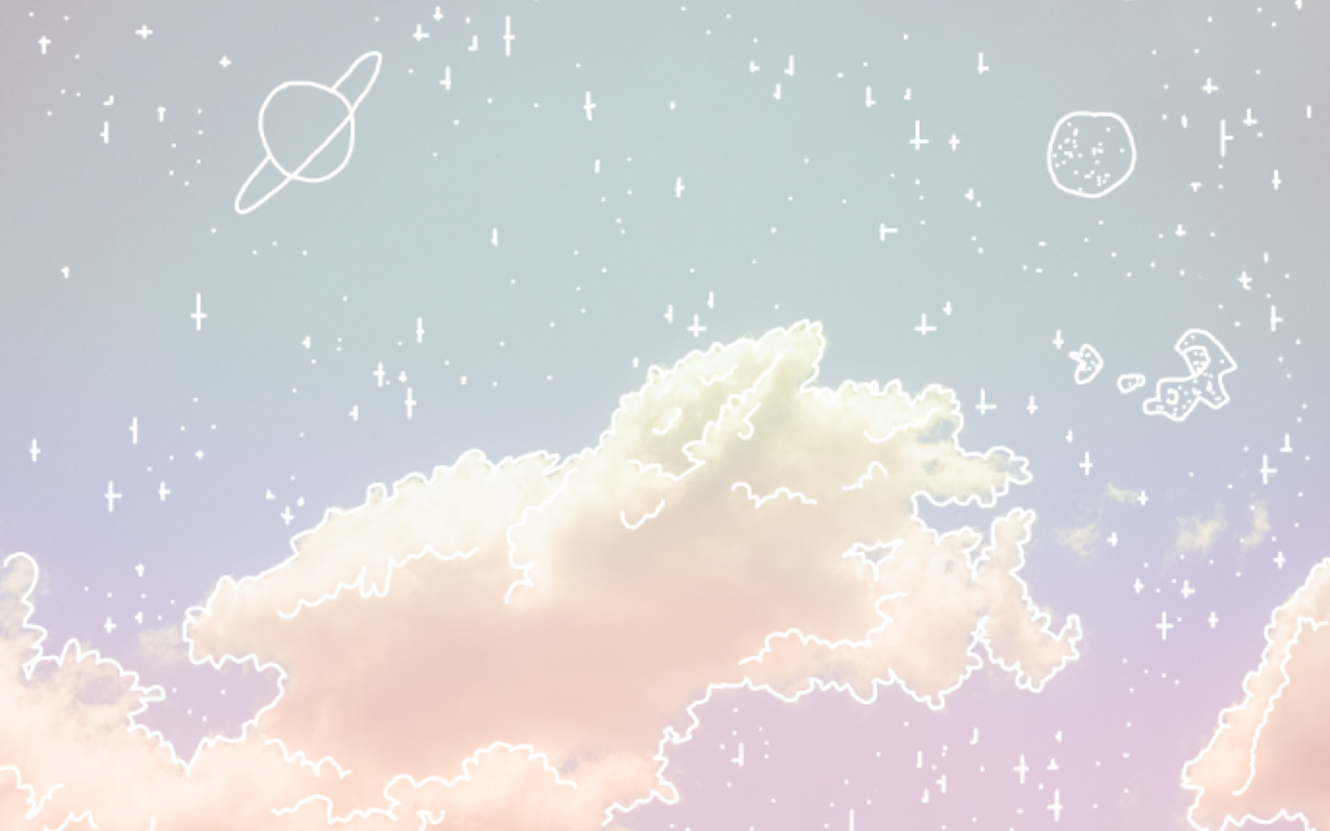 Space Aesthetic Horizontal Wallpapers - Wallpaper Cave