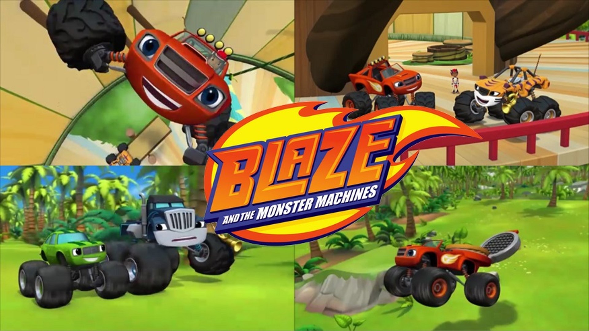 Blaze And The Monster Machines Stripes Wallpapers - Wallpaper Cave