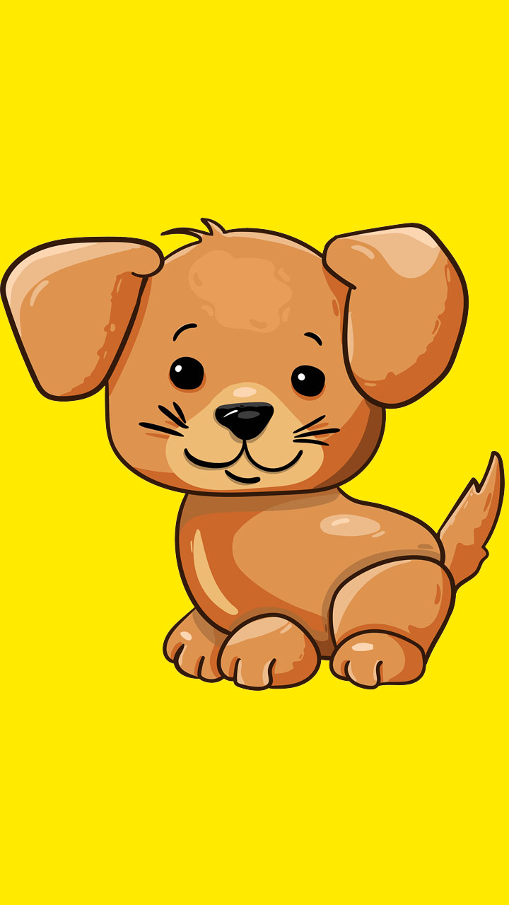 Cute Dog Drawing Wallpapers - Wallpaper Cave