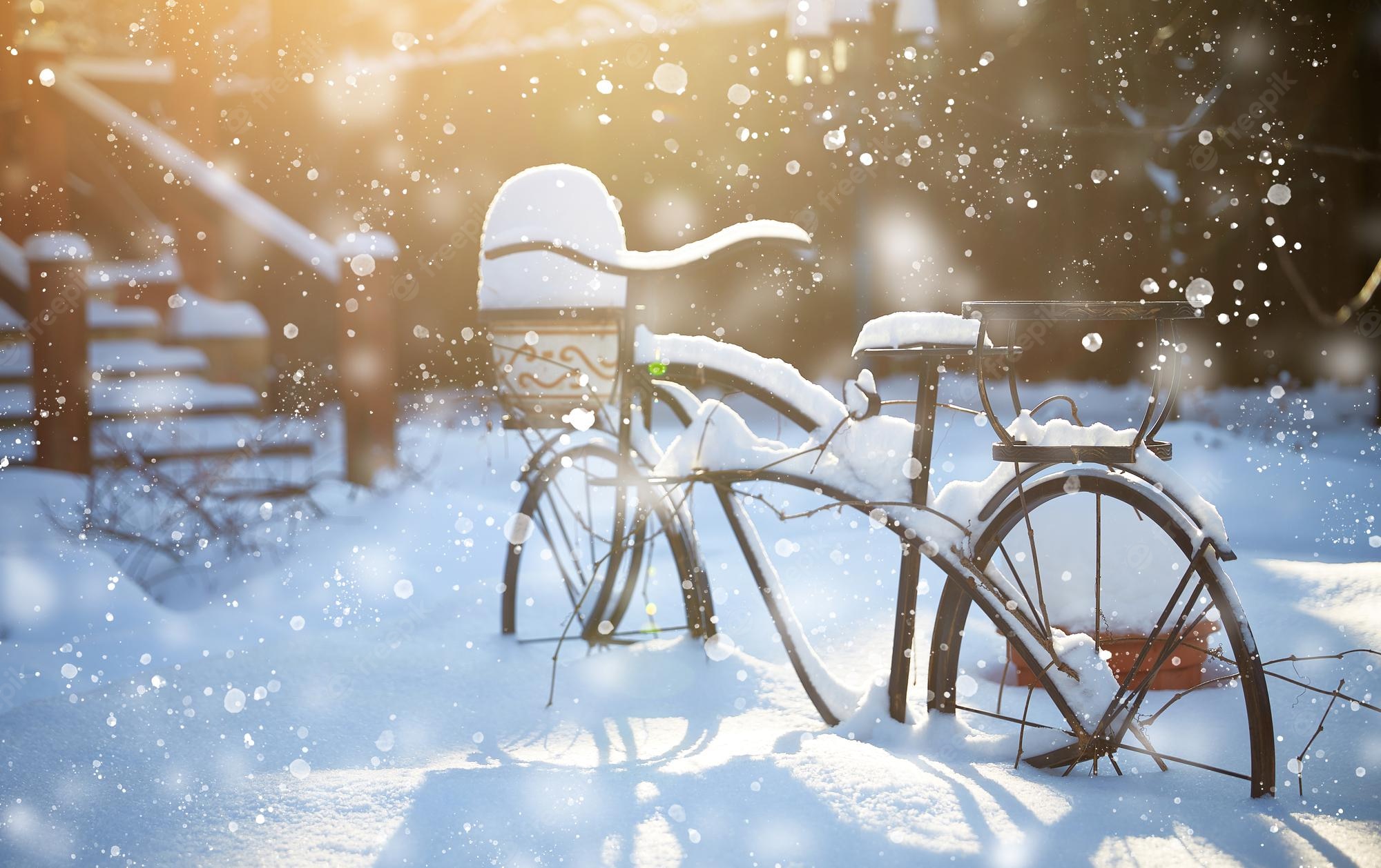 Winter Bicycle Wallpapers - Wallpaper Cave